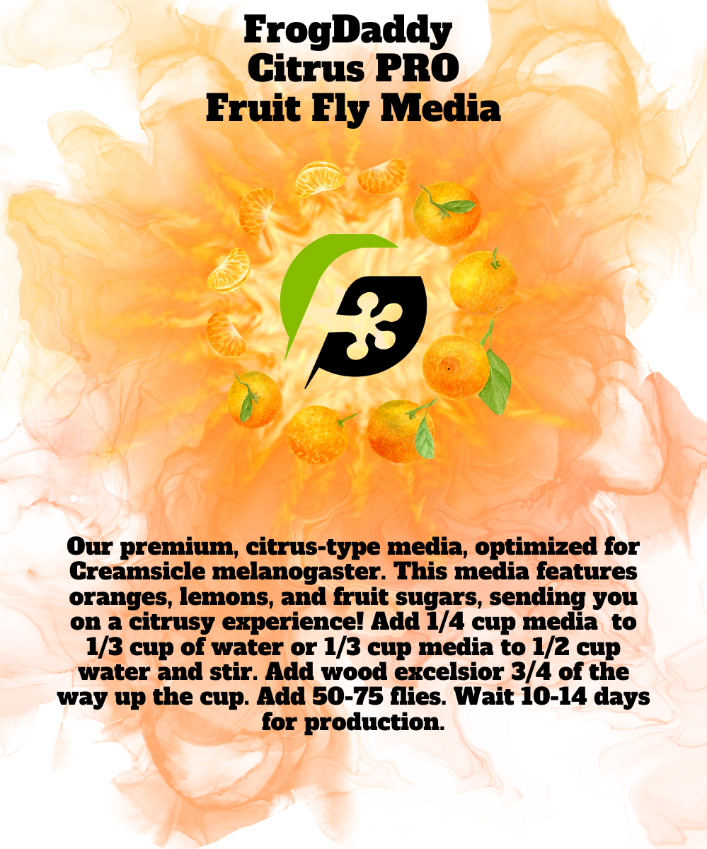 Citrus PRO Fruit Fly Media | FrogDaddy